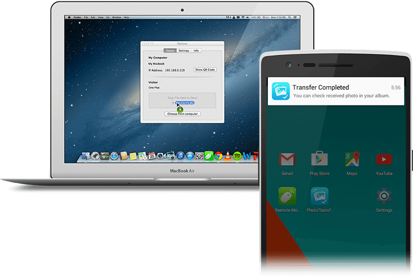 Photo Transfer - fast and wirelessly transfer pictures among iPhone ...